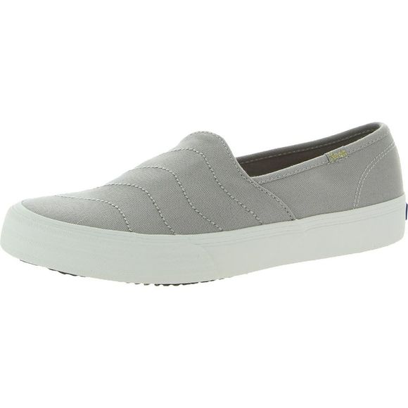 Keds | Shoes | Keds Womens Double Decker Gray Canvas Casual Slipon ...